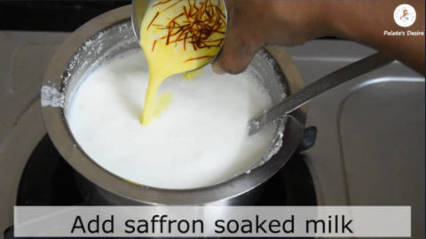 Kesar Badam Milk Recipe [+ video ] - Palate's Desire