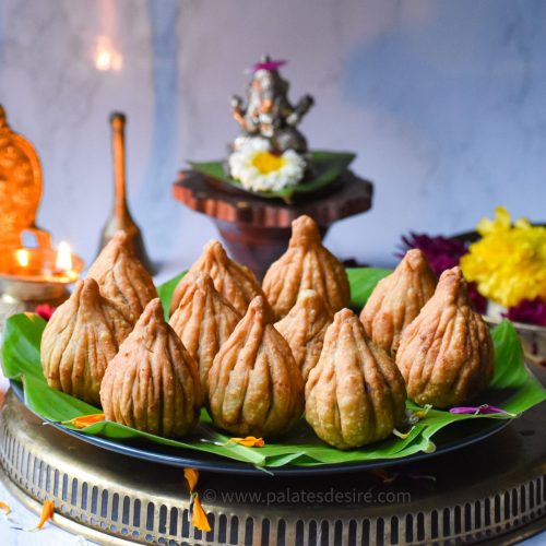 Fried Modak Recipe - Palate's Desire