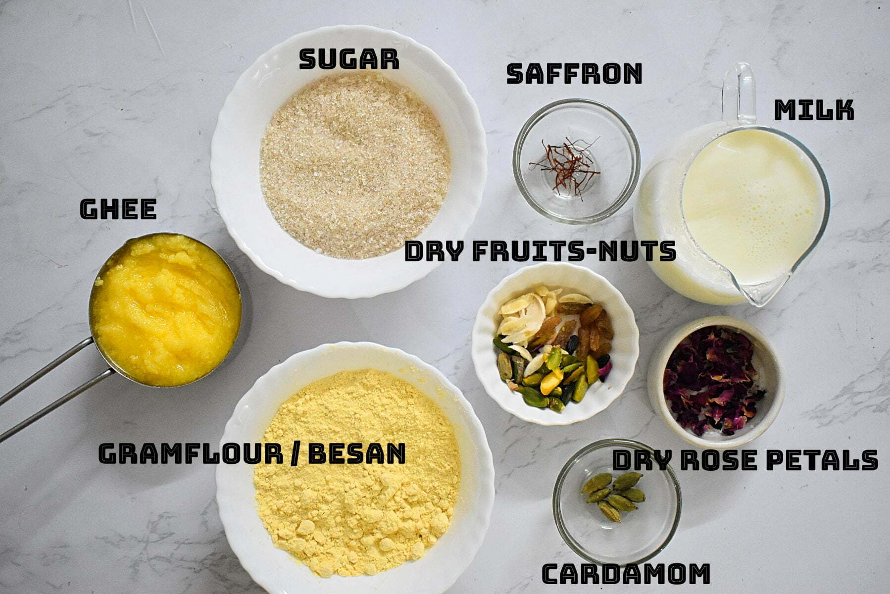 Besan Halwa Recipe - Palate's Desire